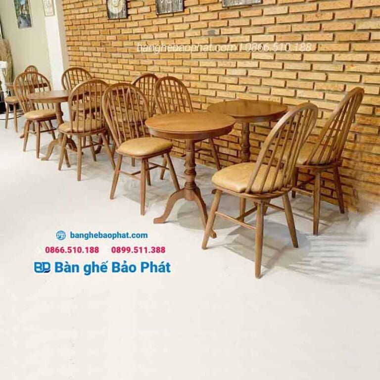 Bàn Ghế Cafe Thanh Lý Tại Vũng Tàu Giá Rẻ Chất Lượng Mới 99%